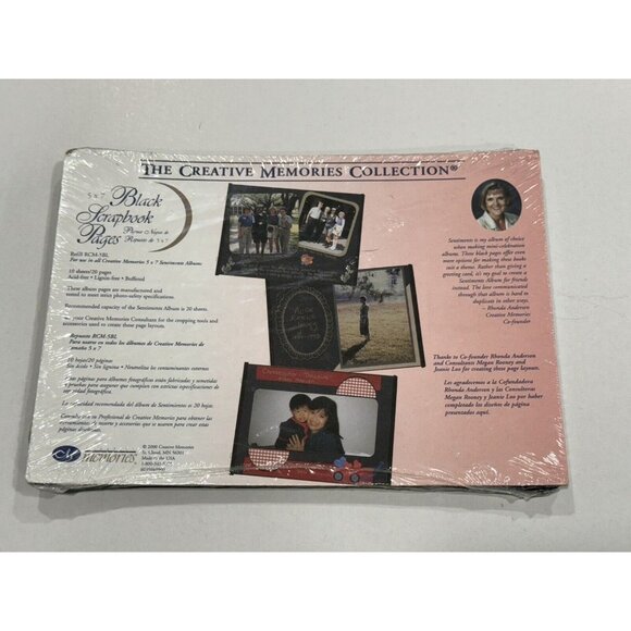 Creative Memories | Other | New Creative Memories 5x7 Black Scrapbook Pages Ma | Poshmark